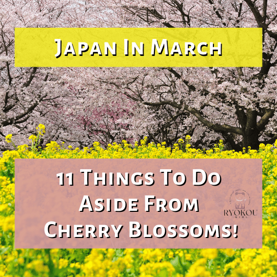 Japan in March - 11 Things To Do Aside From Cherry Blossoms! - Ryokou Girl